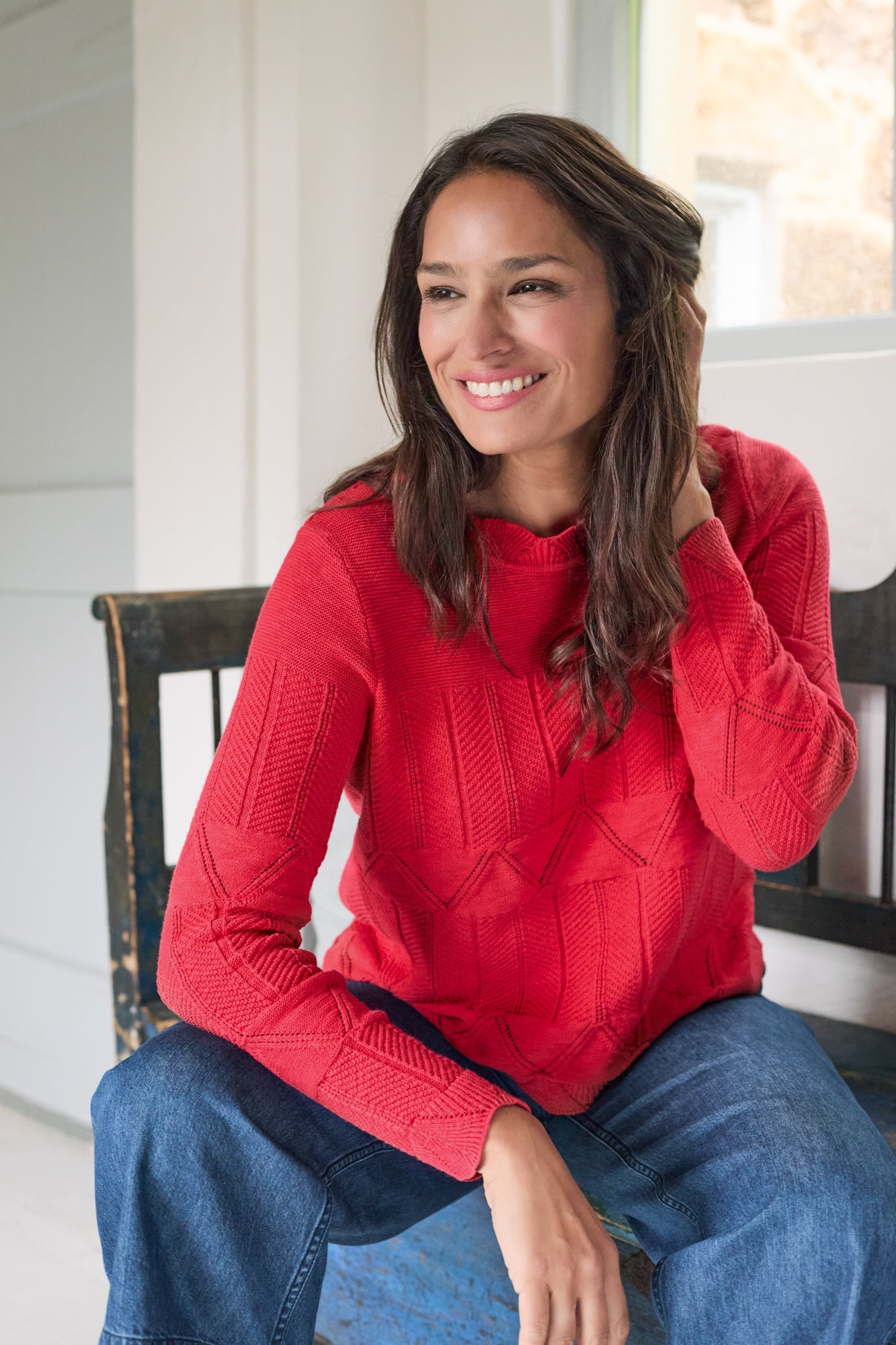 Knitwear – White finn